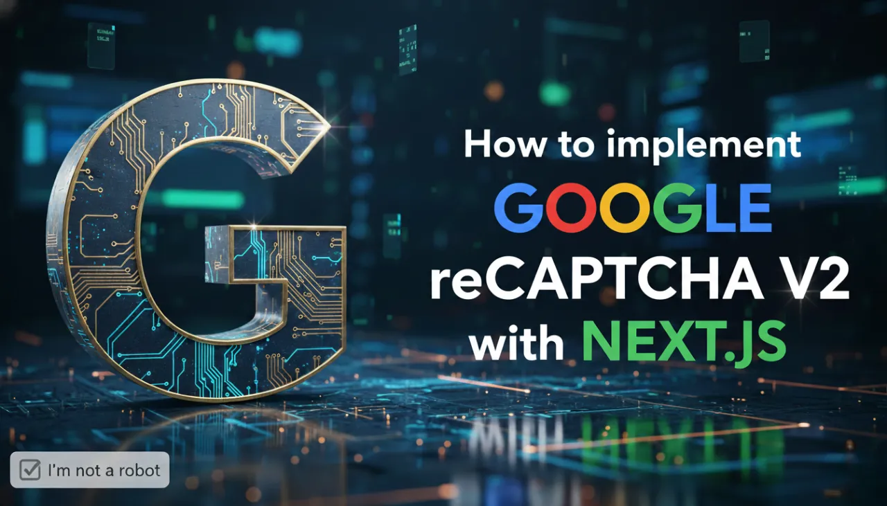 Implement Google reCAPTCHA v2 with Next.js and React.js - A Step-by ...